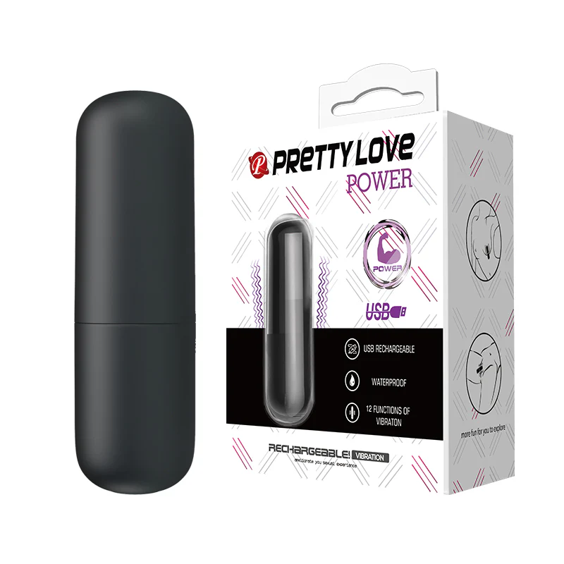 Power bullet vibrator black