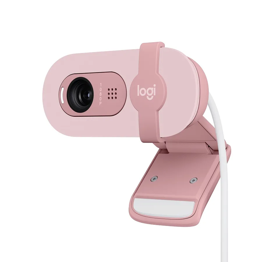 Logitech Brio 100 Full HD Webcam – Rose – USB