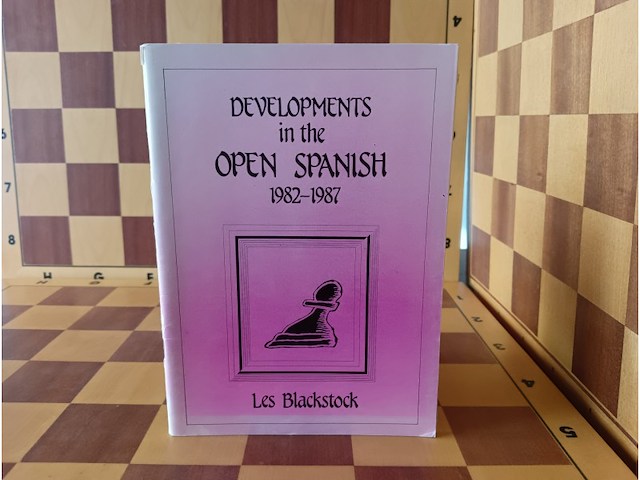 Developments in the Open Spanish 1982-1987 (sah)