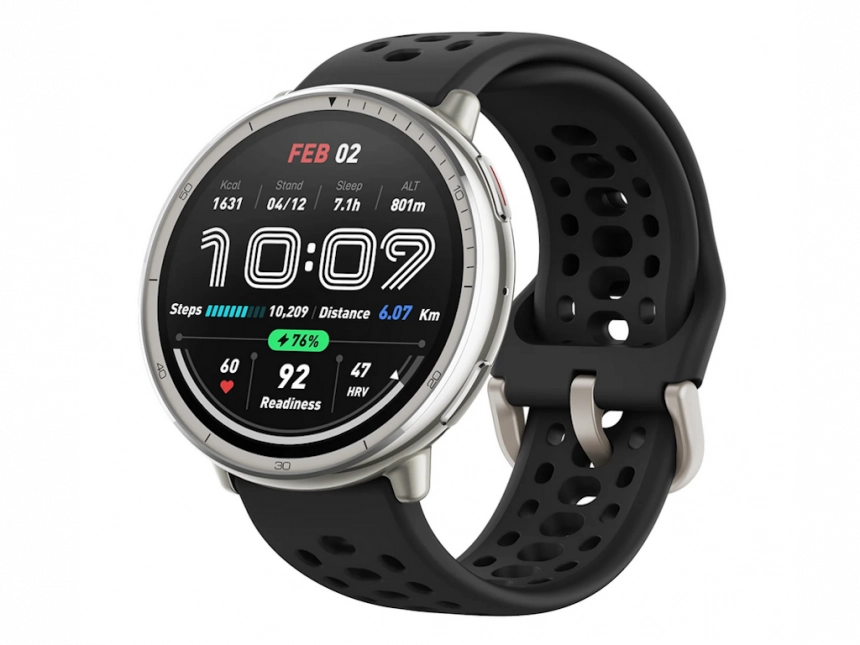 Pametni sat AMAZFIT Active 2 Round/Crna
