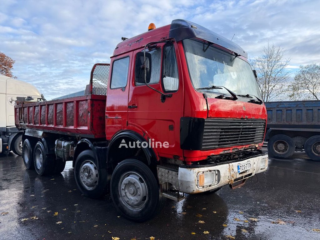 Mercedes-Benz 3238 8x2 full steel manual tipper kiper