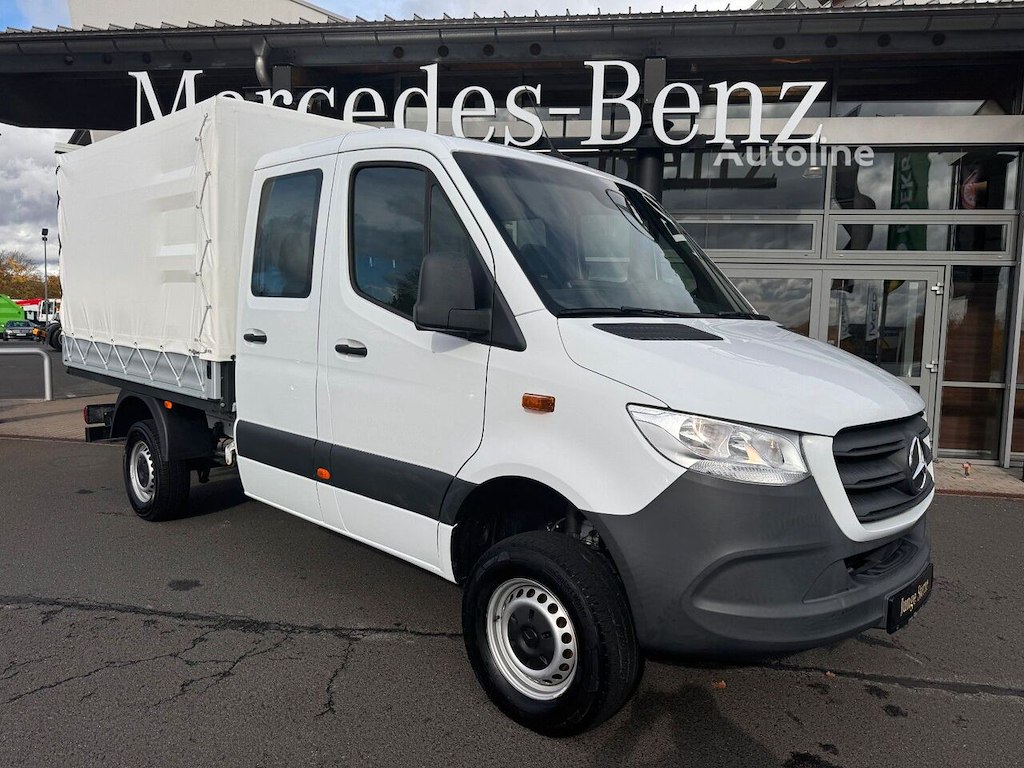 Mercedes-Benz Sprinter 314 CDI 4x4 DoKa 3665 Klima AHK kamion s ceradom < 3.5t