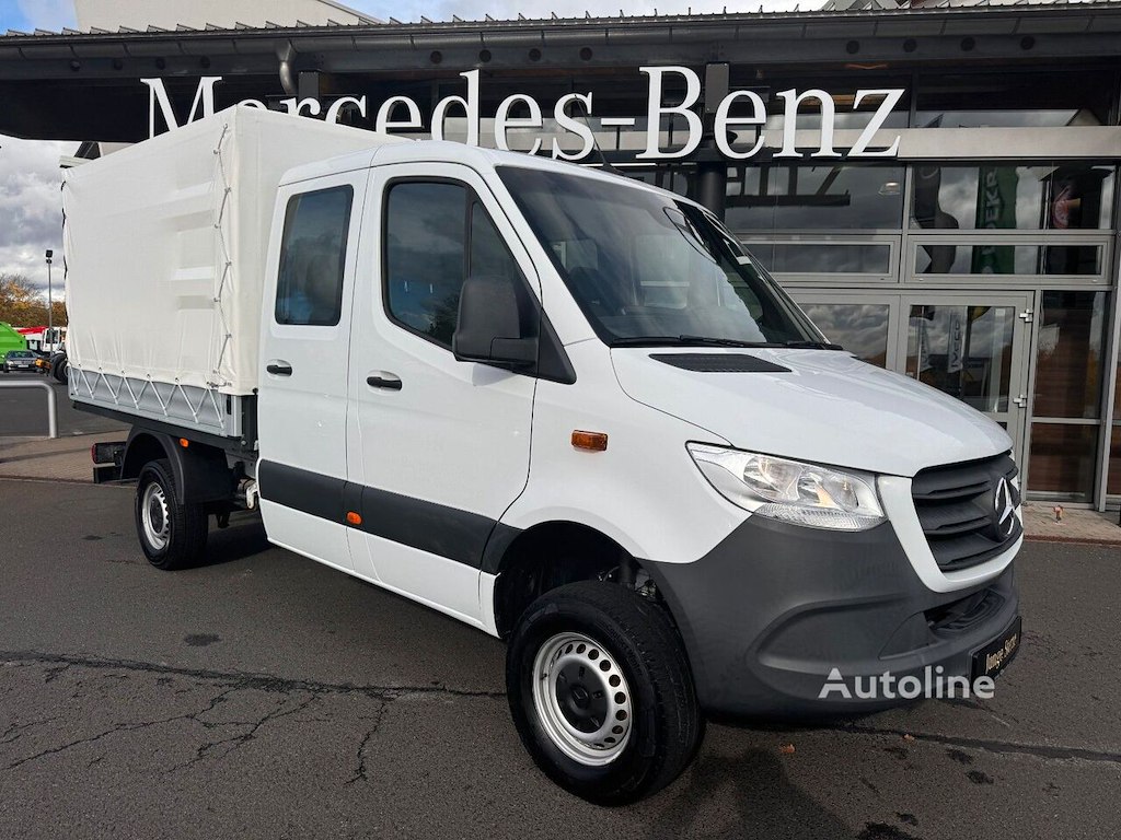 Mercedes-Benz Sprinter 314 CDI 4x4 DoKa 3665 Klima AHK kamion s ceradom < 3.5t