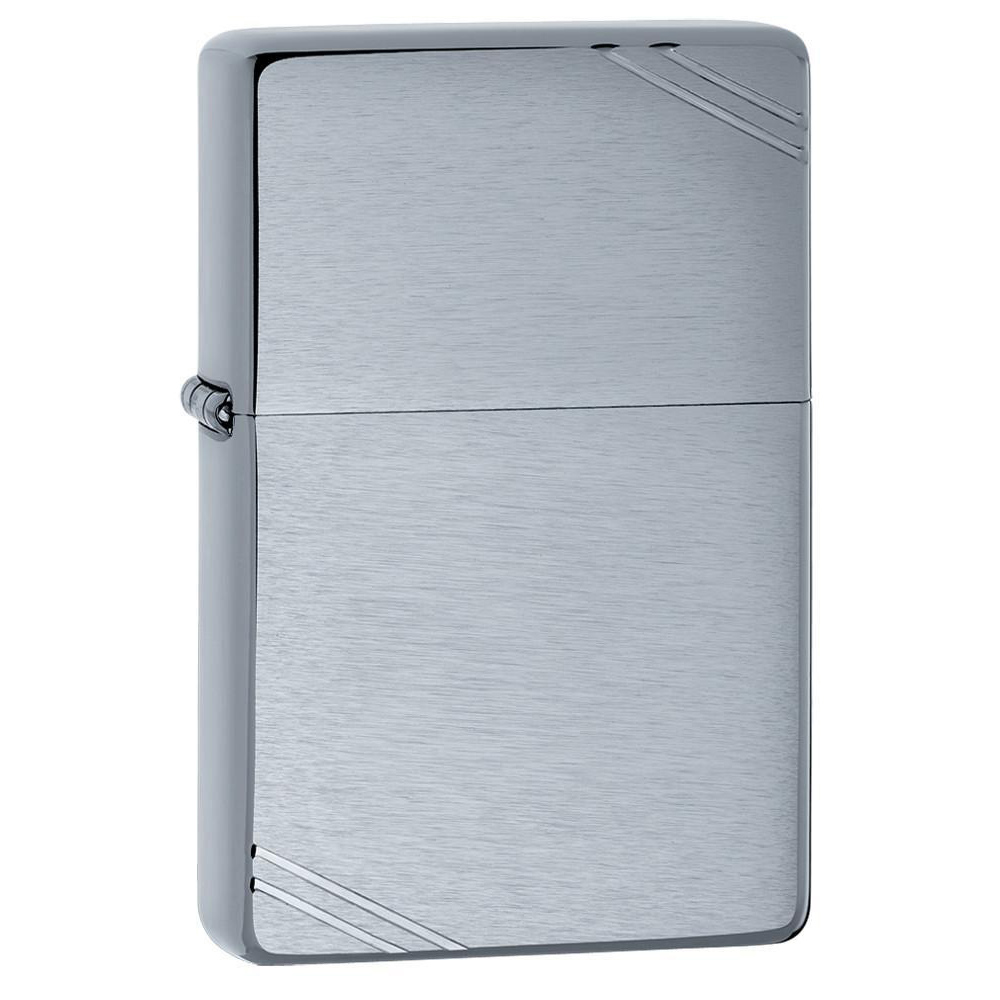 Zippo Upaljač 230 Brushed Chrome Vintage with Slashes 5356