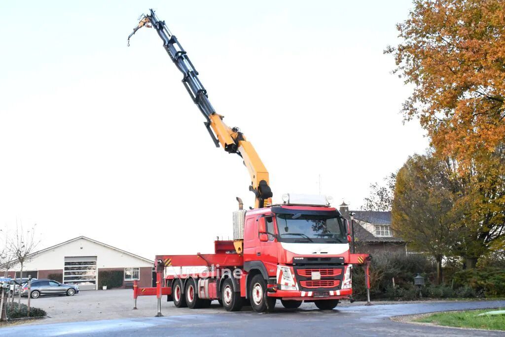 Volvo FM 460 PALFINGER 48TM!!FLY-JIB!! EURO6!!TOP!!ROOF/DACH/MONTAGE!! kamion s ravnom platformom