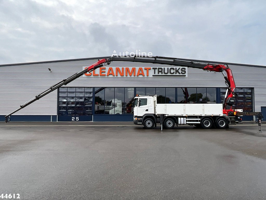 Scania G 450 8x4 Euro 6 Fassi 66 Tonmeter laadkraan + Fly-jib Just 176. kamion s ravnom platformom