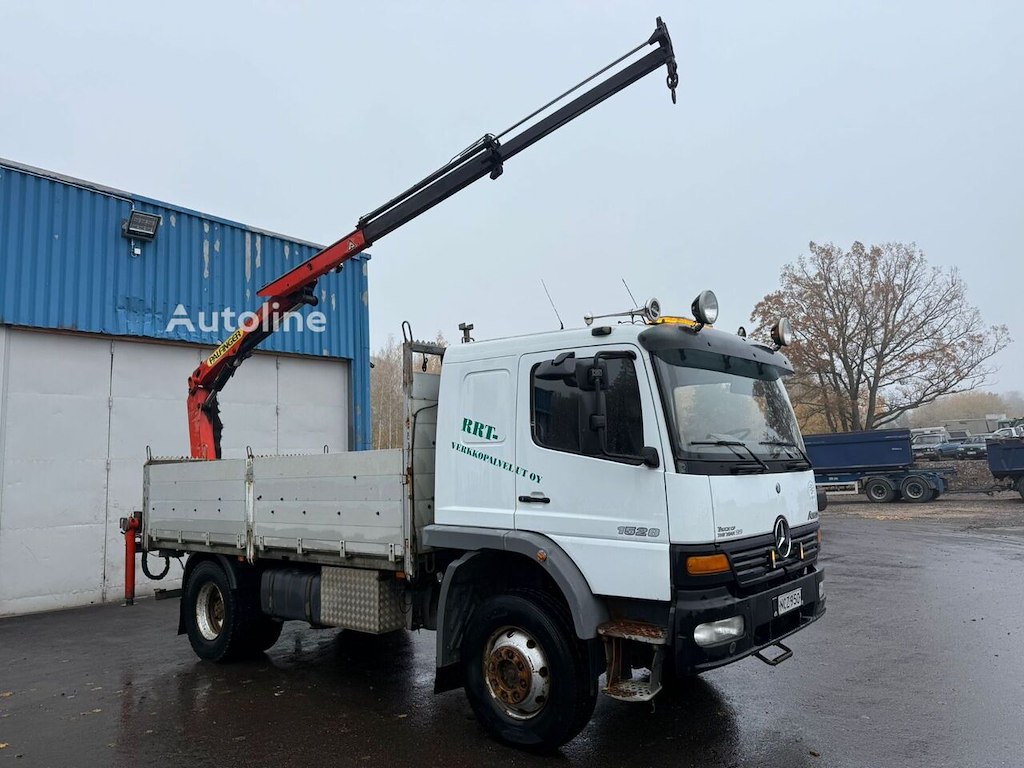 Mercedes-Benz Atego 1528 4x4 full steel palfinger PK7000 radio kamion s ravnom platformom