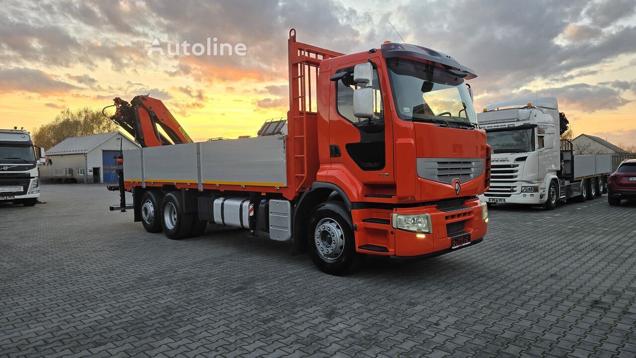 Renault Premium DXi450 6x2 kamion s ravnom platformom