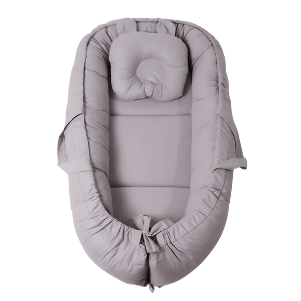 Bebekevi Gnezdo za bebe Comfort Sivo BEVI1545S