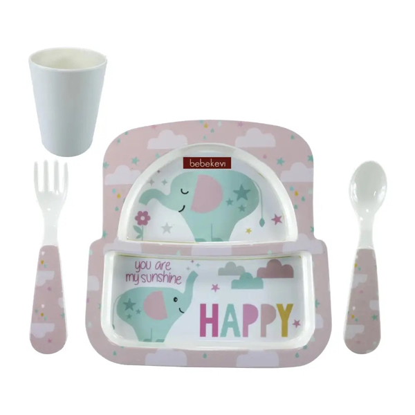 Bebekevi Set za hranjenje bebe Elephant BEVI1263