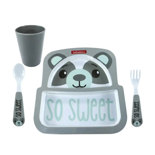 Bebekevi Set za hranjenje bebe Panda BEVI1265