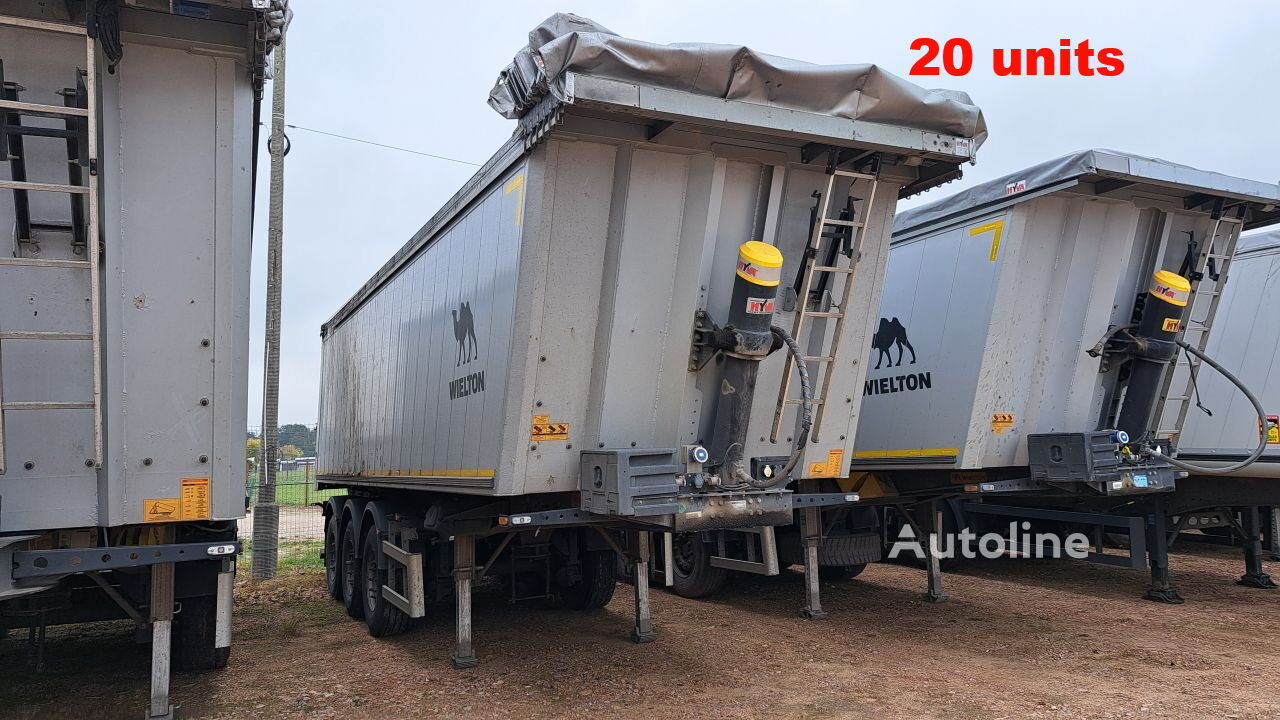 Wielton NW-3 / weight 6.2 t / capacity 38m3 / Electrically folded roof / poluprikolica kipera