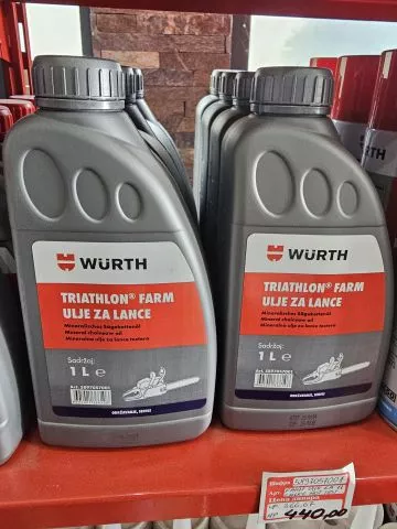 Ulje za lance motornih testera Triathlon Farm Wurth