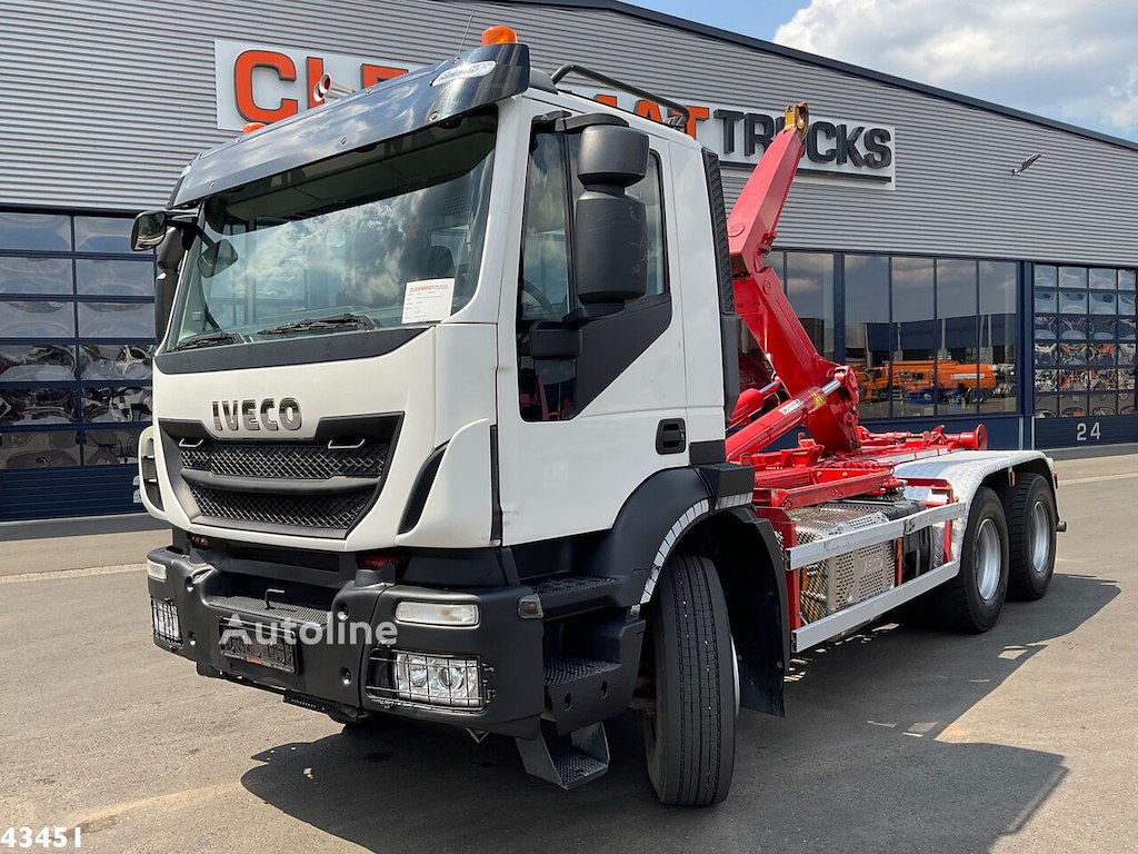 IVECO AD260T 6x4 Euro 6 AJK 20 haakarmsysteem kamion rol kiper