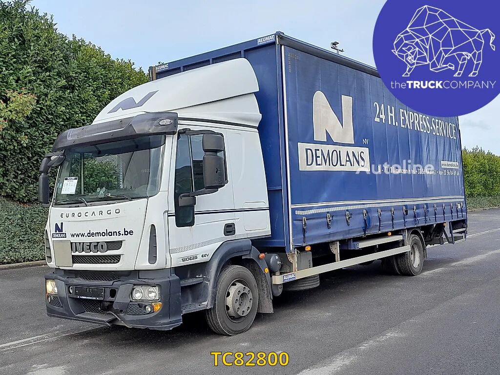 IVECO EuroCargo 120e25 Euro 5 - ENGINE DAMAGE - kamion sa klizna zavesa cerada nakon udesa