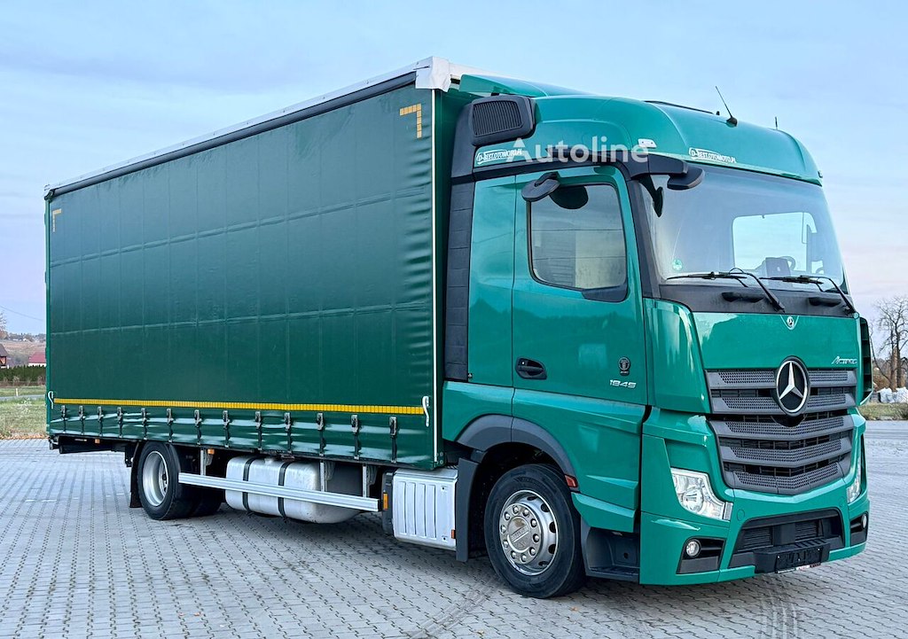 Mercedes-Benz ACTROS 1845 / FIRANKA / 19 EUROPALET / DUŻA KABINA / AUTOMAT / S kamion sa klizna zavesa cerada