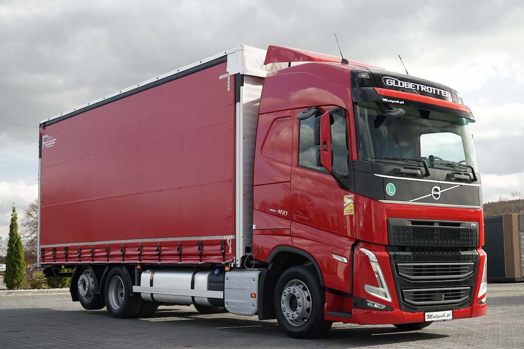 Volvo FH 460 / SOLÓWKA / 6X2 / I-SAVE / I-PARK COOL / OŚ PODNOSZONA SK kamion sa klizna zavesa cerada