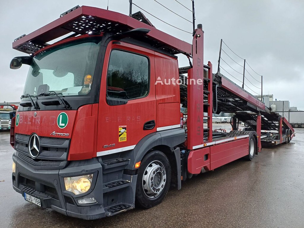 Mercedes-Benz Kassbohrer 2007 autotransporter + prikolica autotransportera