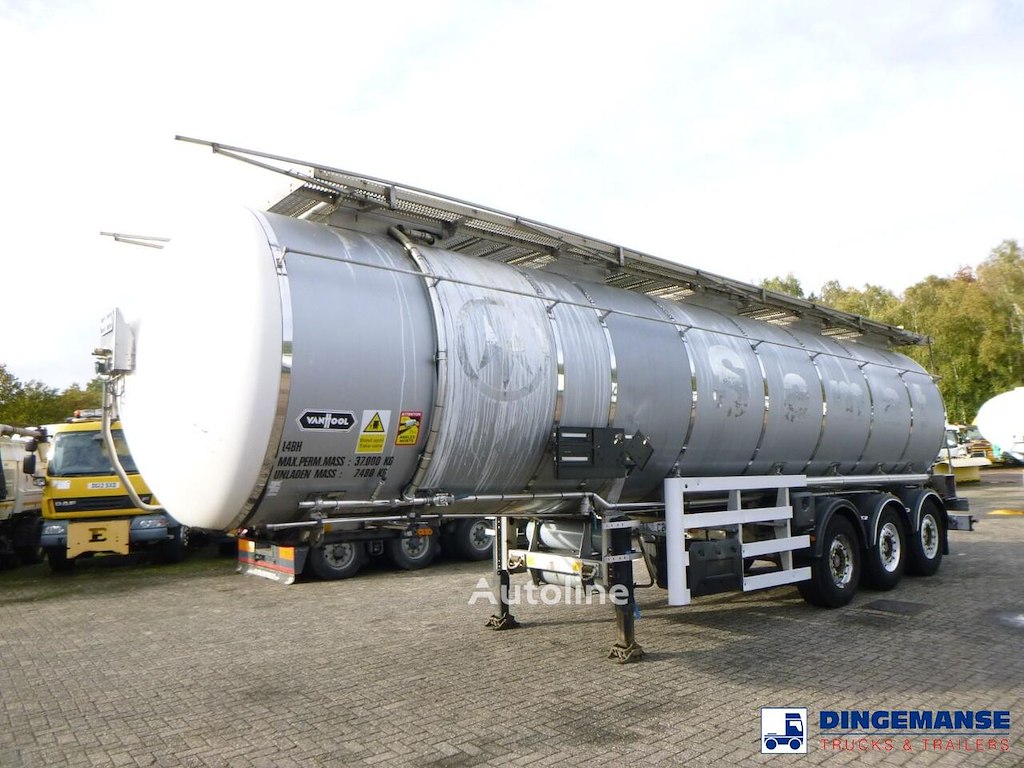 Van Hool Chemical tank inox L4BH 37.5 m3 / 1 comp cisterna za prevoz hemikalija