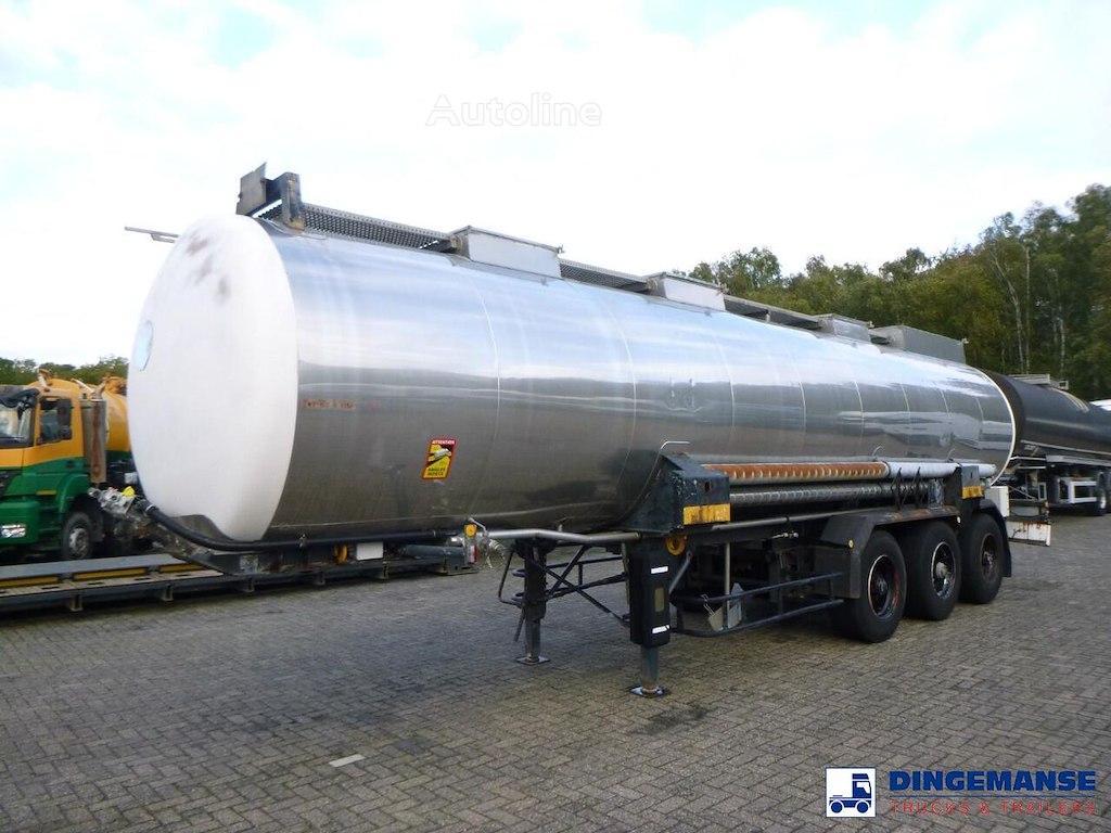 BSL Chemical tank inox L10BH 26.2 m3 / 1 comp (sodium hydroxide) cisterna za prevoz hemikalija