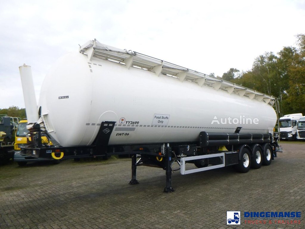 Feldbinder Powder tank alu 63 m3 (tipping) cisterna silos