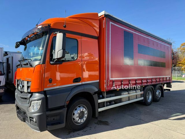Mercedes-Benz ACTROS 2545 L Pritsche/Plane 7,10 m LBW 2 T*ADR kamion s ceradom