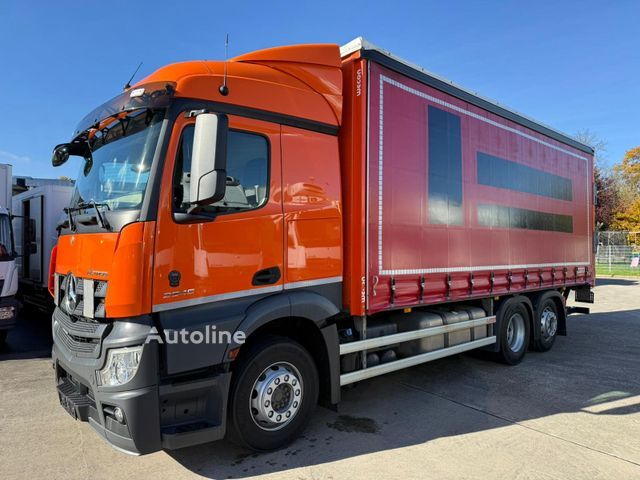 Mercedes-Benz ACTROS 2545 L Pritsche/Plane 7,10 m LBW 2 T*ADR kamion s ceradom