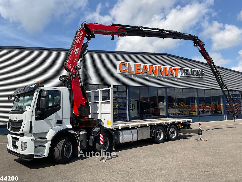 IVECO Stralis AD320S46Y Euro 6 Fassi 45 Tonmeter laadkraan + Fly-Jib kamion platforma