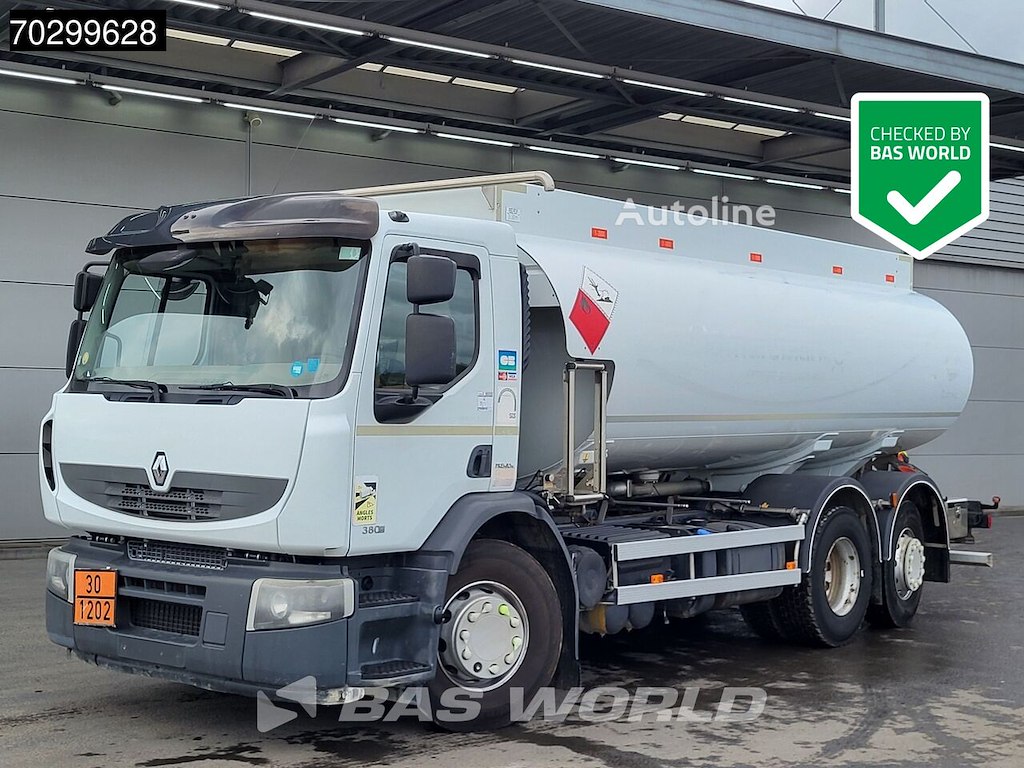 Renault Premium 380 6X2 18540 liter Fuel tanker Retarder Automatic Euro autocisterna za gorivo