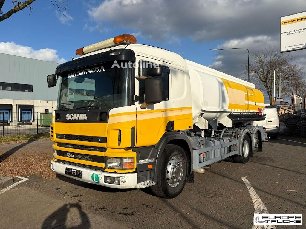 Scania 124 420 Steel/Air - Manual - 18.000 Ltr - ADR/Benzin/Diesel/Oil autocisterna