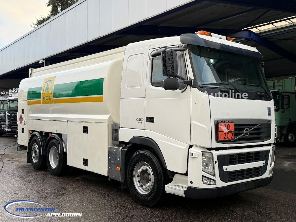 Volvo FH 480 18000 Liter ADR, 4 Compartments, Steering Axle autocisterna