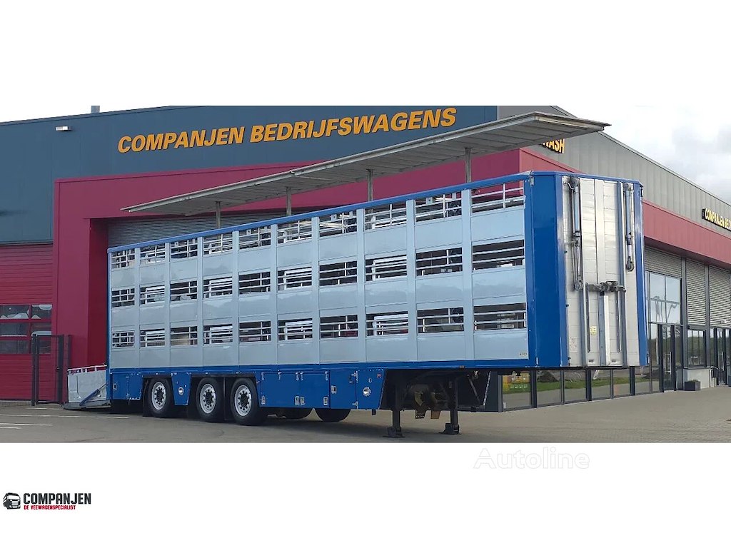Berdex Very nice trailer, Type 2, water + fans, new steel cables floor, poluprikolica za prevoz stoke