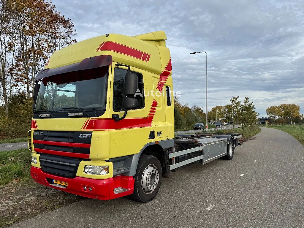 DAF CF 75.360 321670 Orginal Kilometer, Containersysteem, laadklep kamion sa kukom za podizanje tereta