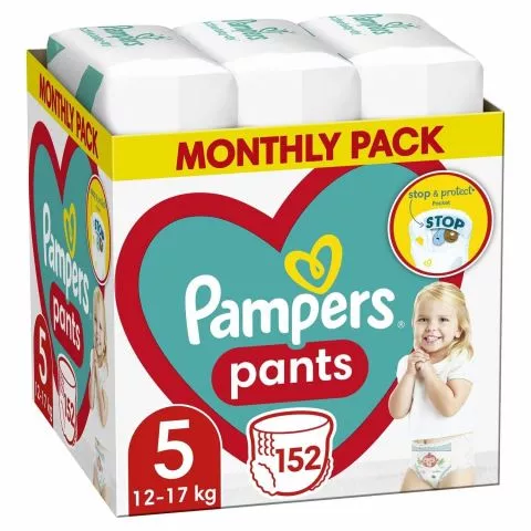 Pampers Pants 5, 12-17kg, 152 komada