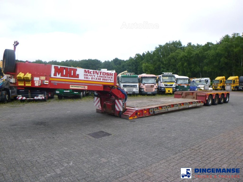 Faymonville 4-axle lowbed trailer 88t STBZ-4AV prikolica sa niskom platformom