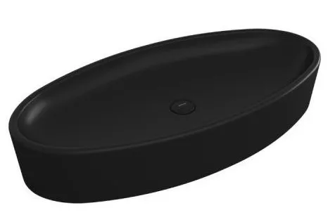 LAVABO NADGRADNI VESSEL BOCCHI CRNI MAT 85×39,5CM