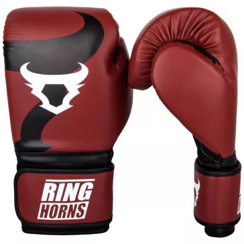 RUKAVICE ZA BOKS RING HORNS CHARGER CRVENE 12OZ