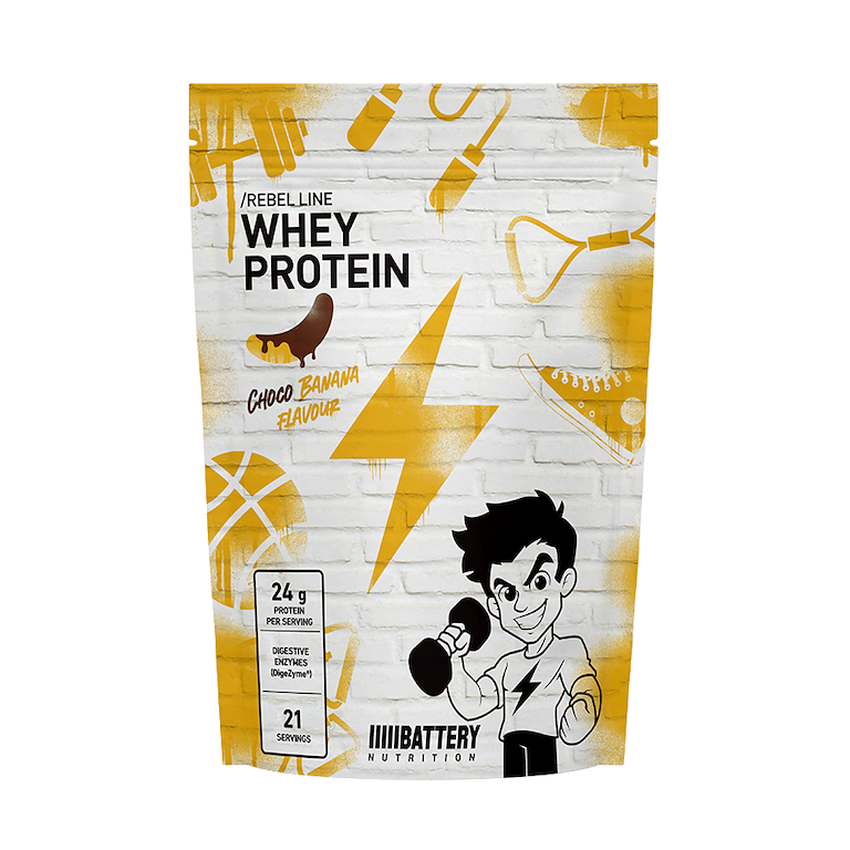 BATTERY REBEL WHEY PROTEIN Chocolate & Banana 700g