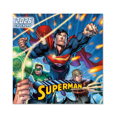 Zidni kalendar 2026 - Superman, 30x30 cm