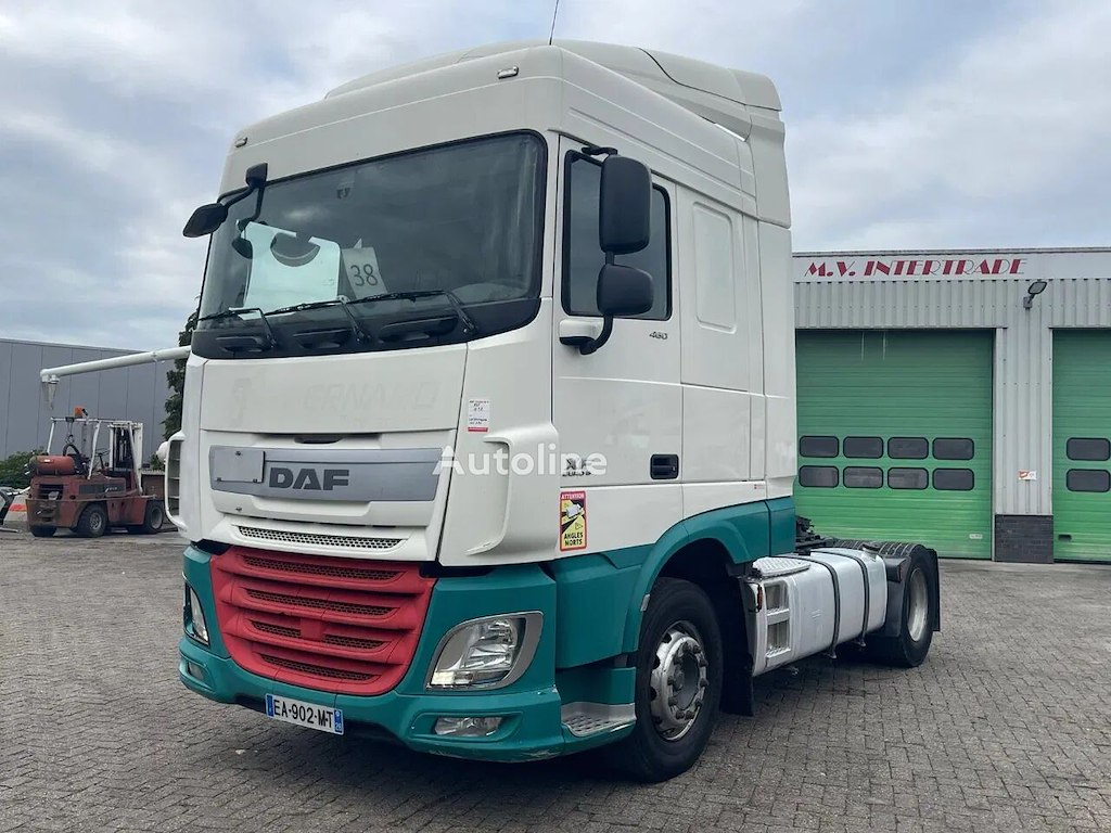 DAF XF 460 France truck, 2016, PARKING AIRCO ! tegljač