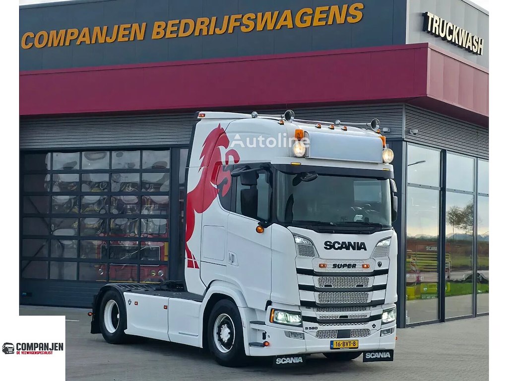 Scania S580 Full air, King of the road, Show Truck! www.companjen.nl tegljač