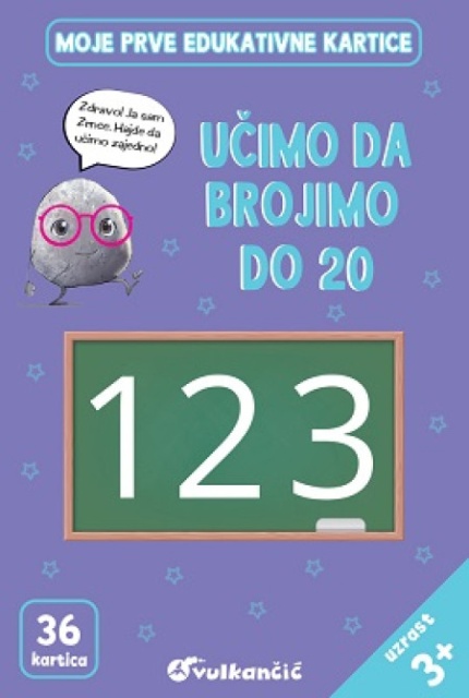 Zrnce kartice – Učimo da brojimo do 20 – latinica ( 31586 )