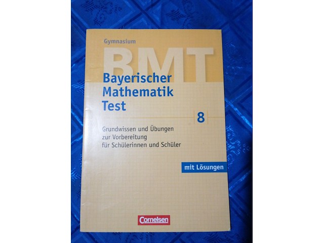 GYMNASIUM BAYERISCHER MATEMATIKA TEST 8