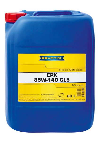 Ulje ručnog menjača RAVENOL RAV EPX 85W140 GL-5 20L