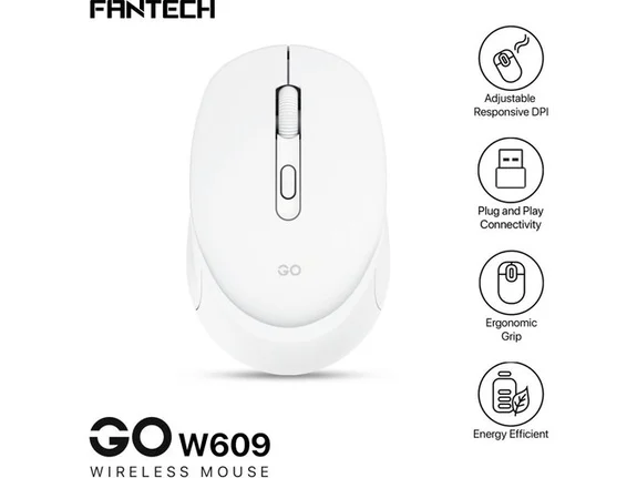 Miš Wireless Fantech W609 GO beli
