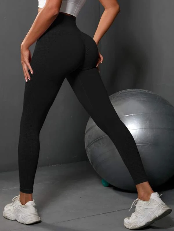 CoppaFeel Solid Tummy Control Sports Leggings