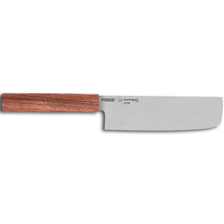 Nož za povrće Nakiri 16cm Pirge TITAN EAST - drvena drška