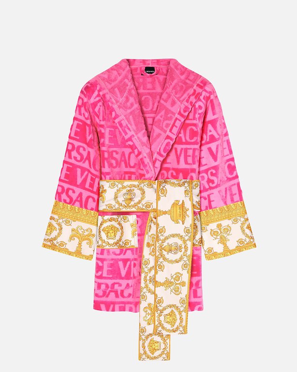 Versace Home I ♡ Baroque Short Bathrobe – Bademantil S