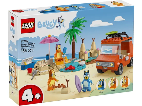 Lego Bluina plaža i porodični izlet automobilom 11202
