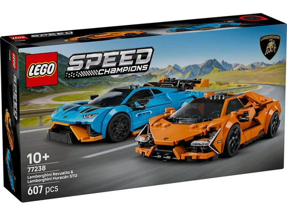 Lego Lamborghini Revuelto i Huracán STO 77238